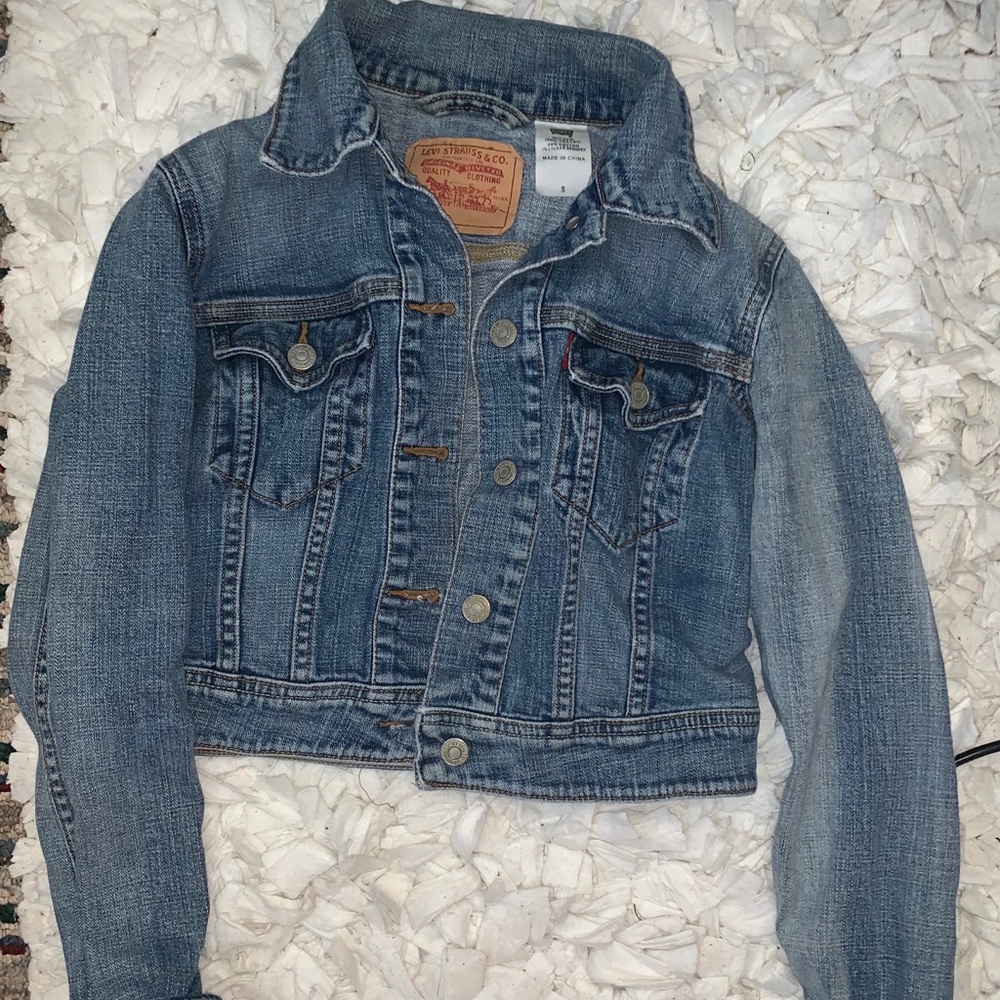 Levi’s Cropped Jean Jacket - Gem